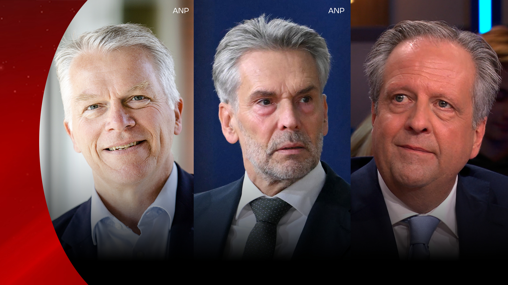 Dinsdagavond met Dick Schoof, Alexander Pechtold, Wouter Bos, Iva ...