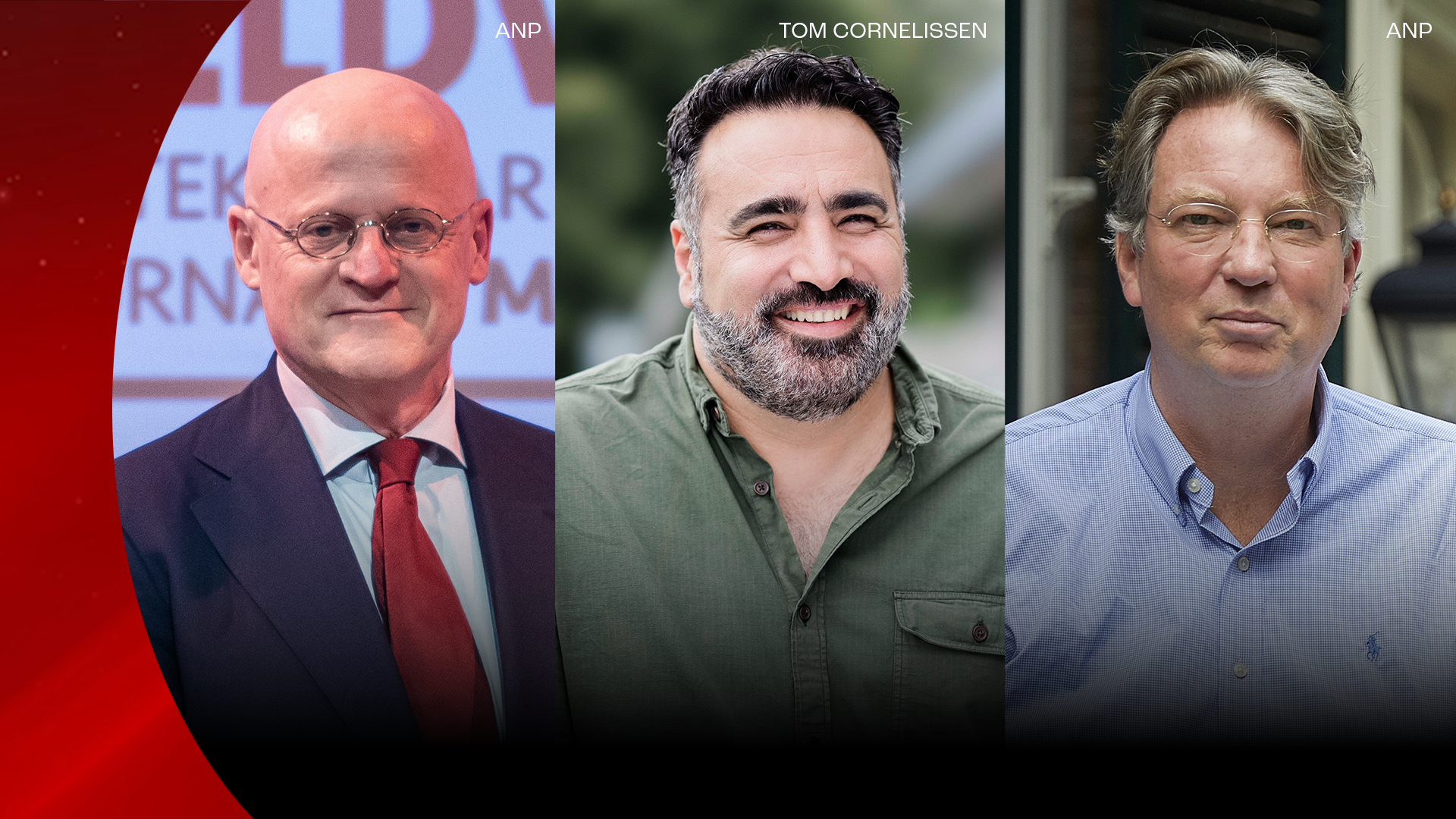 Woensdagavond met Rob Jetten, Ferd Grapperhaus, Sinan Can, Arend Jan ...