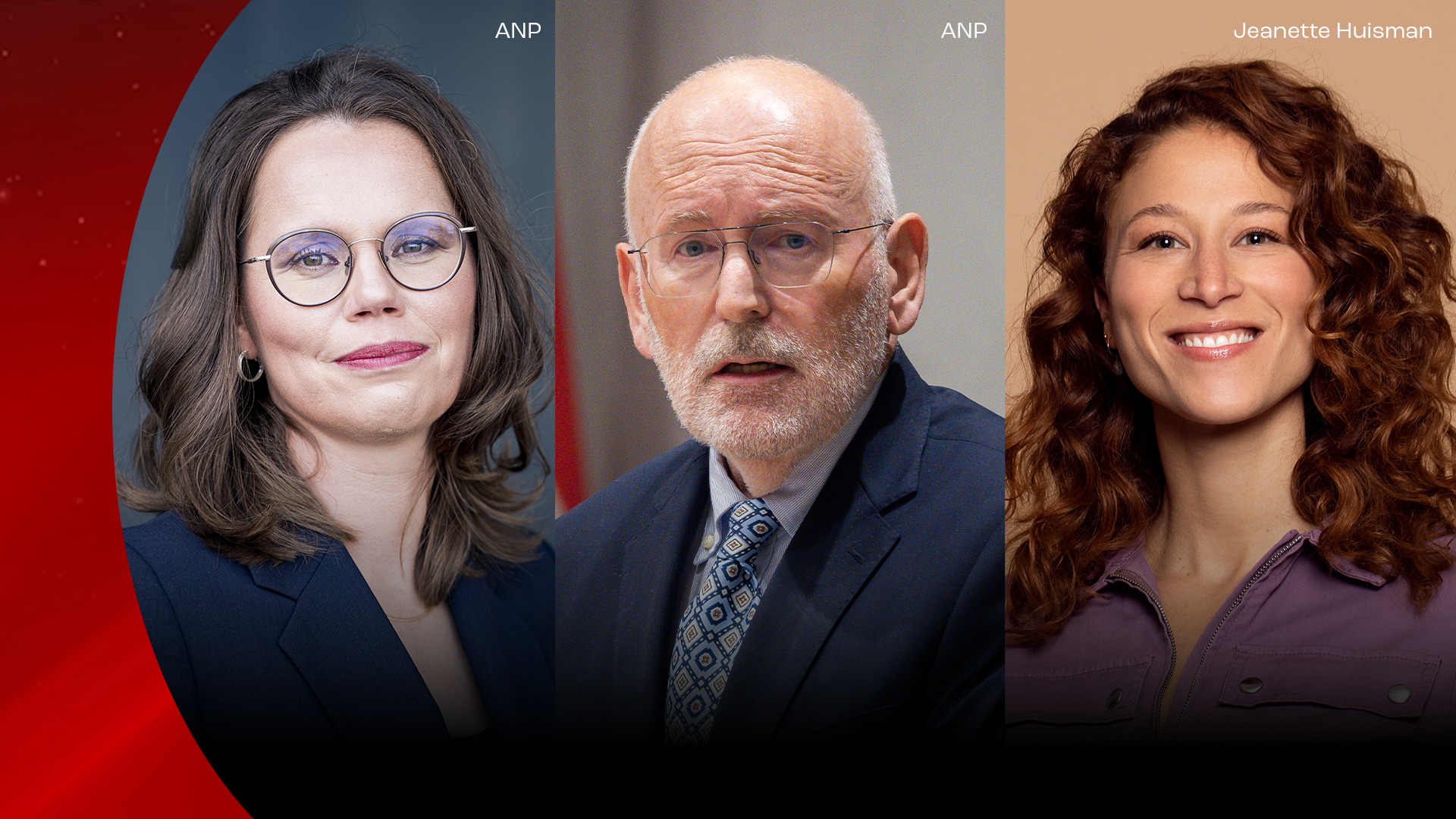 Dinsdagavond met Mirjam Bikker, Frans Timmermans, Amber Kortzorg en Ron ...