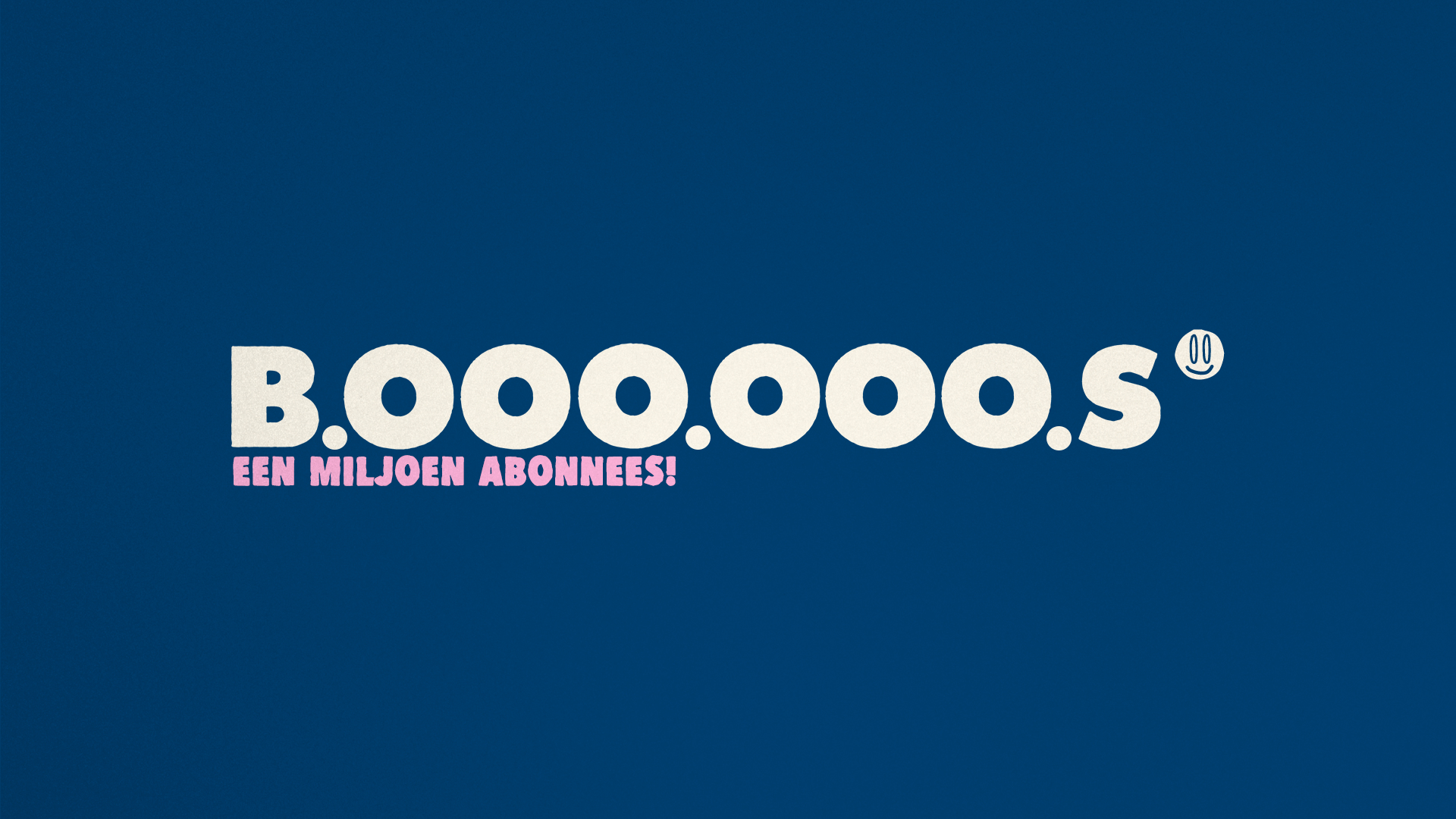 1 miljoen abonnees voor BOOS - Jaaroverzicht - BNNVARA