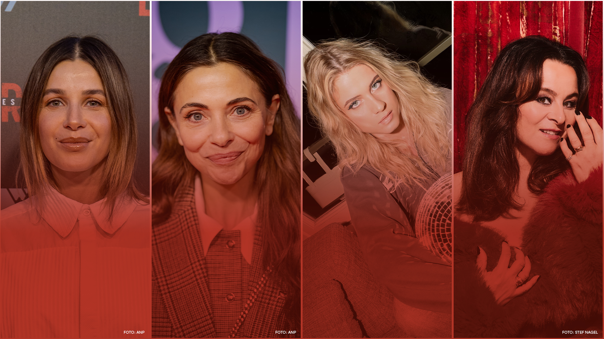 Woensdagavond o.a. met Victoria Koblenko, Georgina Verbaan, Anna Dobber ...